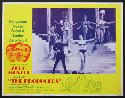 THE PRODUCERS MEL BROOKS SPRINGTIME FOR HITLER SCENE 1967 LOBBY CARD #8 ...