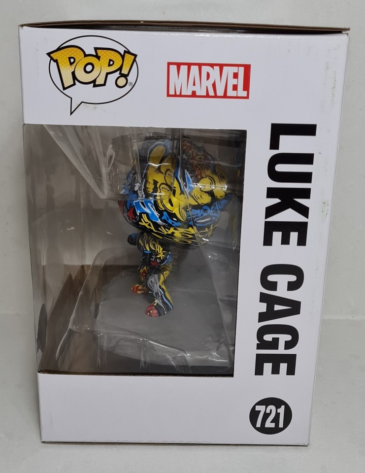 Luke Cage - Luke Cage Graffiti Deco Deluxe Pop! Vinyl Figure 10 inch ...