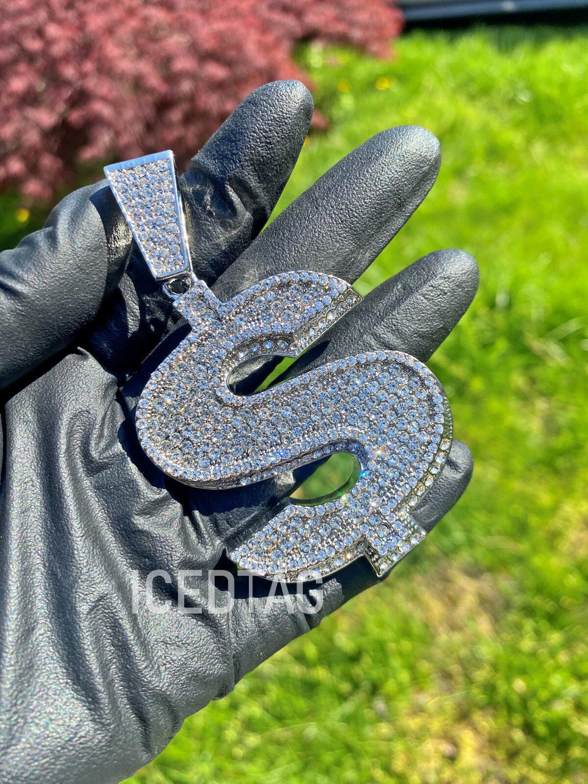 JUMBO HIP HOP GOLD PT BLINGED OUT DOLLAR SIGN GANGSTER FASHION MENS ...