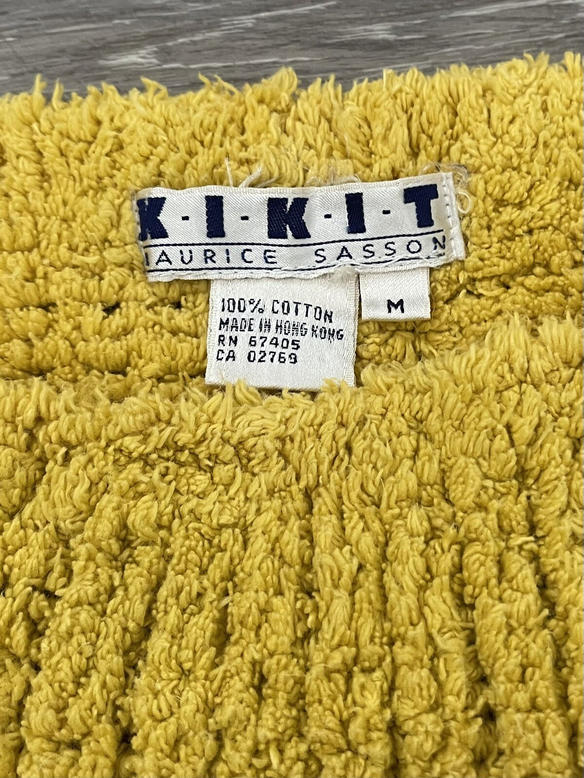 RARE 80’s Kikit Maurice Sasson Yellow Oversized Boxy … - Gem