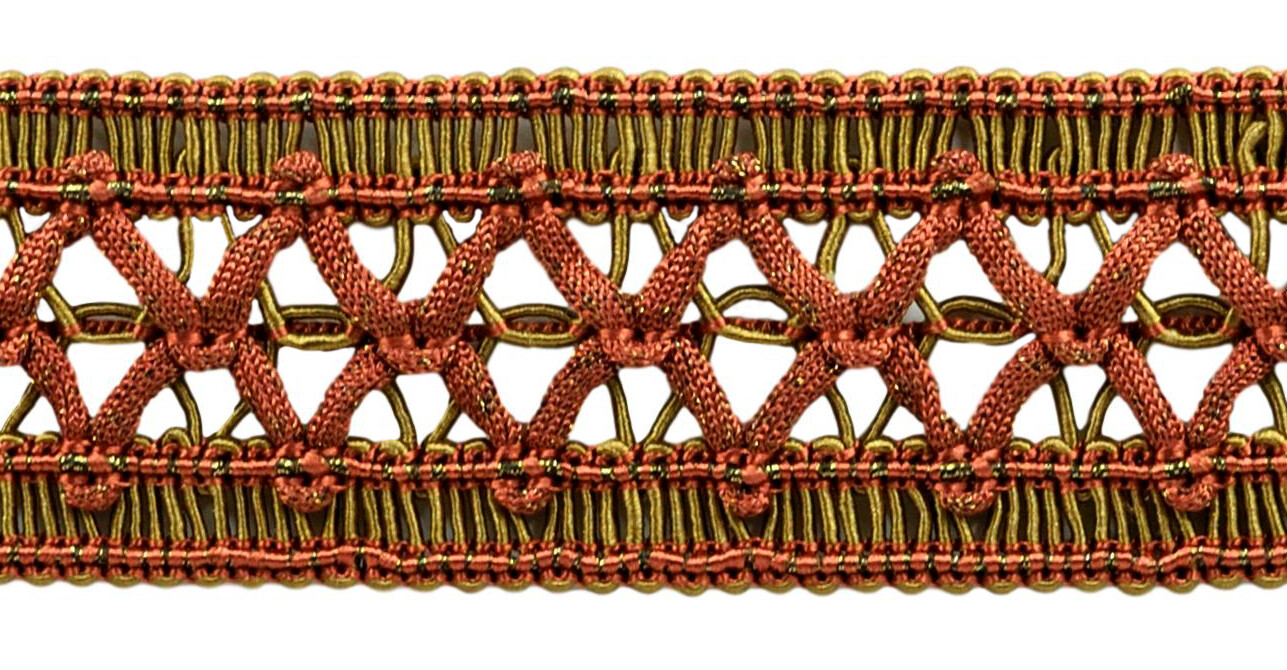 Gimp Braid Trim, Color# 07H - Rust Medley Orange [Sold By The Yard] | eBay