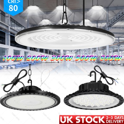 800W 500W 300W 200W 100W UFO LED High Bay Light UFO Low Bay Warehouse ...