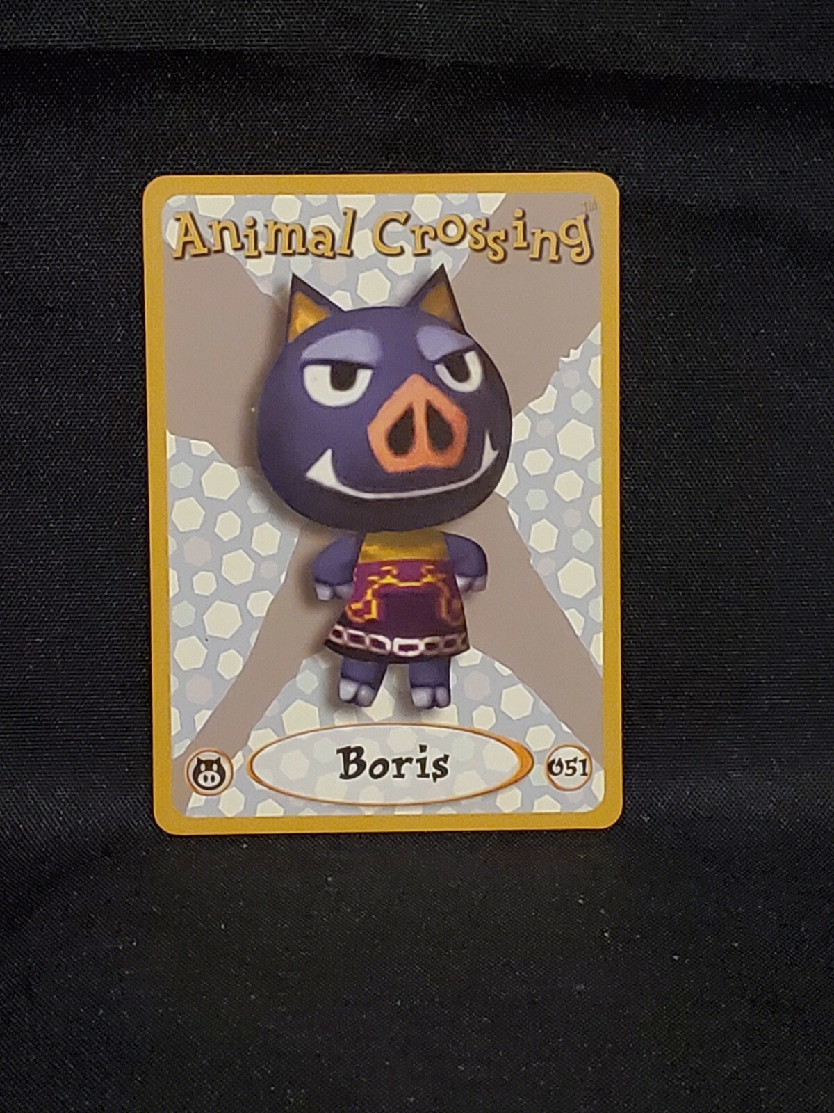 Nintendo Animal Crossing GBA Gamecube E Reader Card Boris 051 | eBay