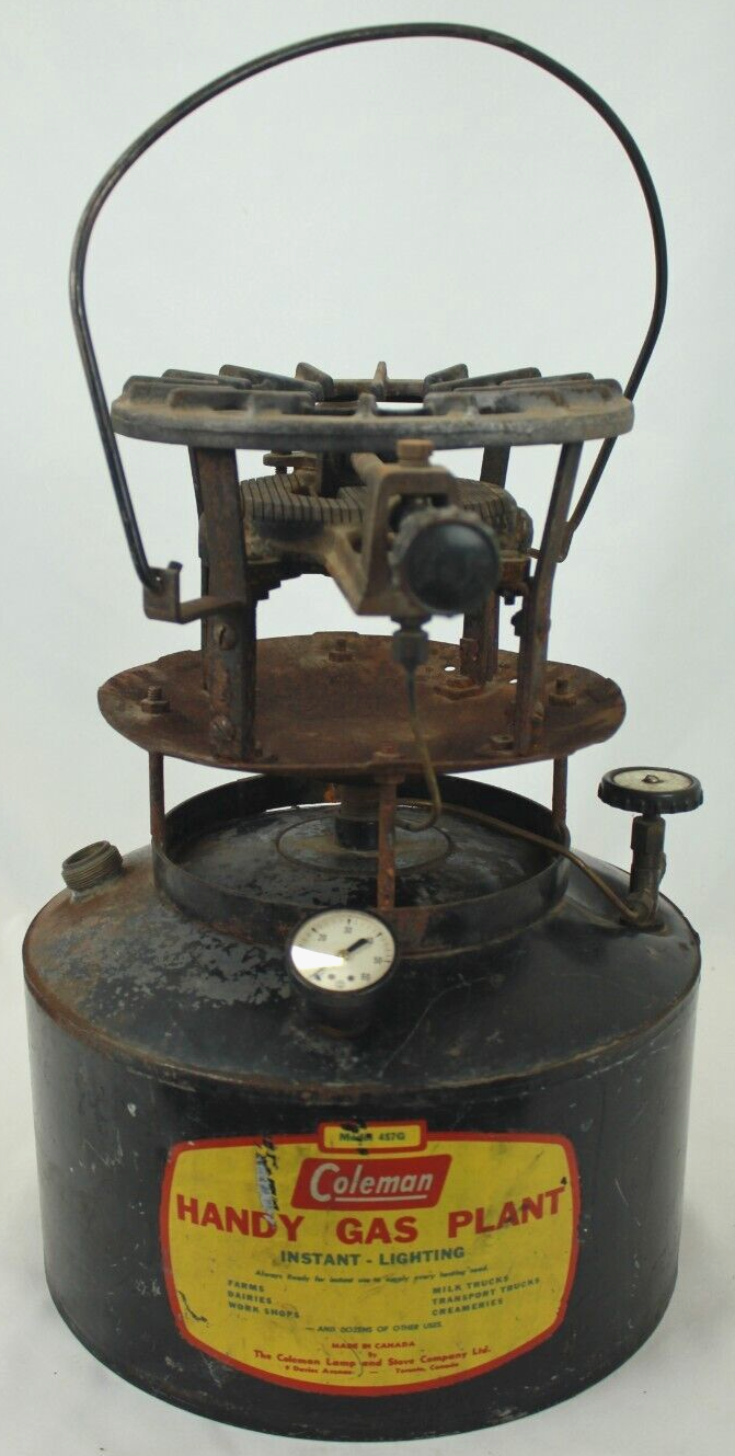 RARE! ANTIQUE! COLEMAN HANDY GAS PLANT MODEL 457G UNTESTED GC! | eBay