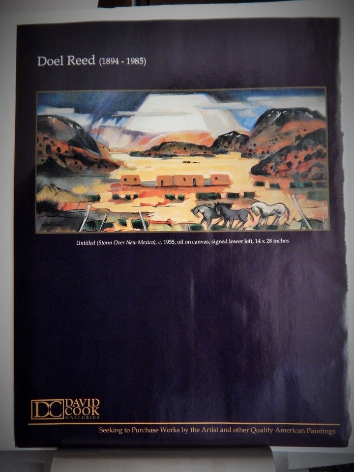 DAVID HOWARD HITCHCOCK / DOEL REED ART PIECES ORIG VTG 2010-2 ...