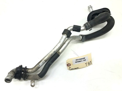 2011-2018 PORSCHE CAYENNE S HVAC HEATER BOX WATER HOSE PIPE SET X2 OEM ...