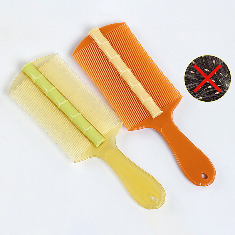 Scalp Cleansing Comb Bamboo Lice Comb Double-sided Dense Teeth Remove ...