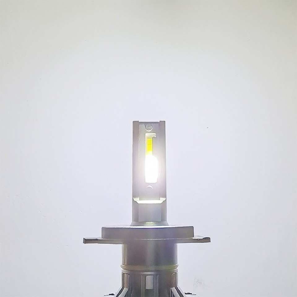 H4 9003 HB2 6500K Super White LED Headlights Bulbs Kit High Low Beam No ...