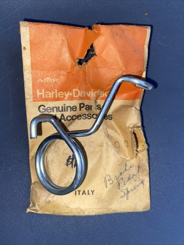 Harley Aermacchi 69-72 SPRINT SS SX NOS rear brake lever RETURN SPRING ...