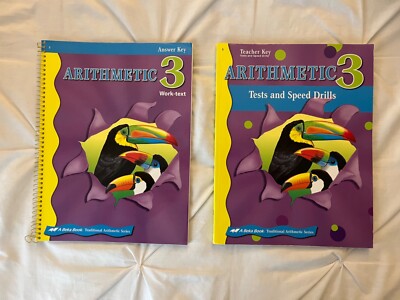 Abeka Arithmetic 3 Answer Key Set, 5th Edition- Grade 3 | eBay