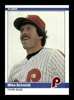 1984 Fleer Baseball #48 Mike Schmidt Philadelphia Phillies MLB HOF | eBay