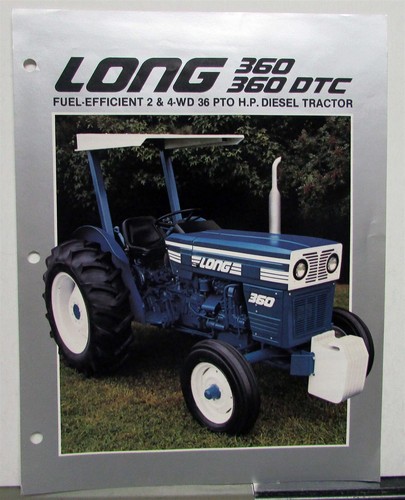 1986 Long 360 360DTC Tractor Specs Agriculture Sales Data Sheet | eBay