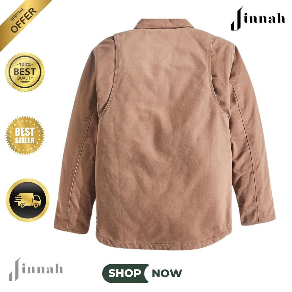 jinnah Concealed Carry Jacket for Men - Heavy Duty Canvas - Conceal ...