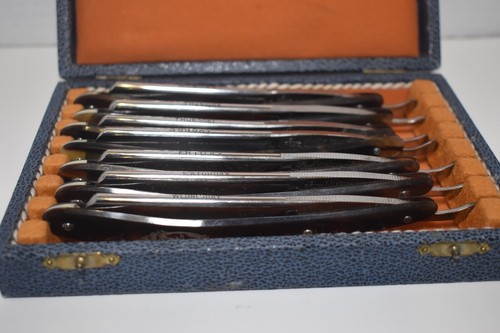 RARE VINTAGE WILHELM MANDT SOLINGEN SEVEN DAY WEEK STRAIGHT RAZOR ...