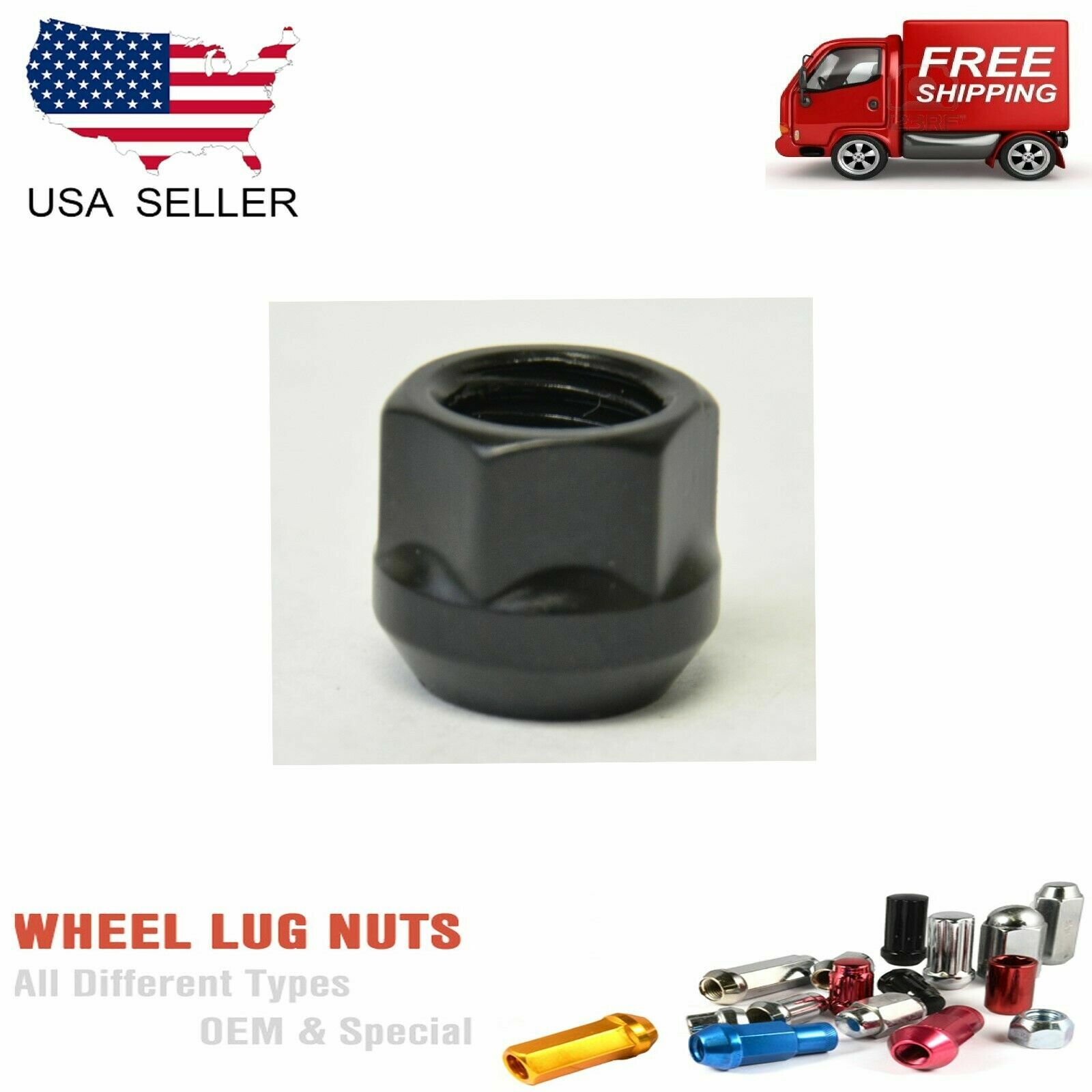 24 Pcs 12X1 5 Extremidade Aberta Bulge Acorn Lug Nuts Preto EBay 24 Pcs 12X1 5 Extremidade Aberta Bulge Acorn Lug Nuts Preto EBay