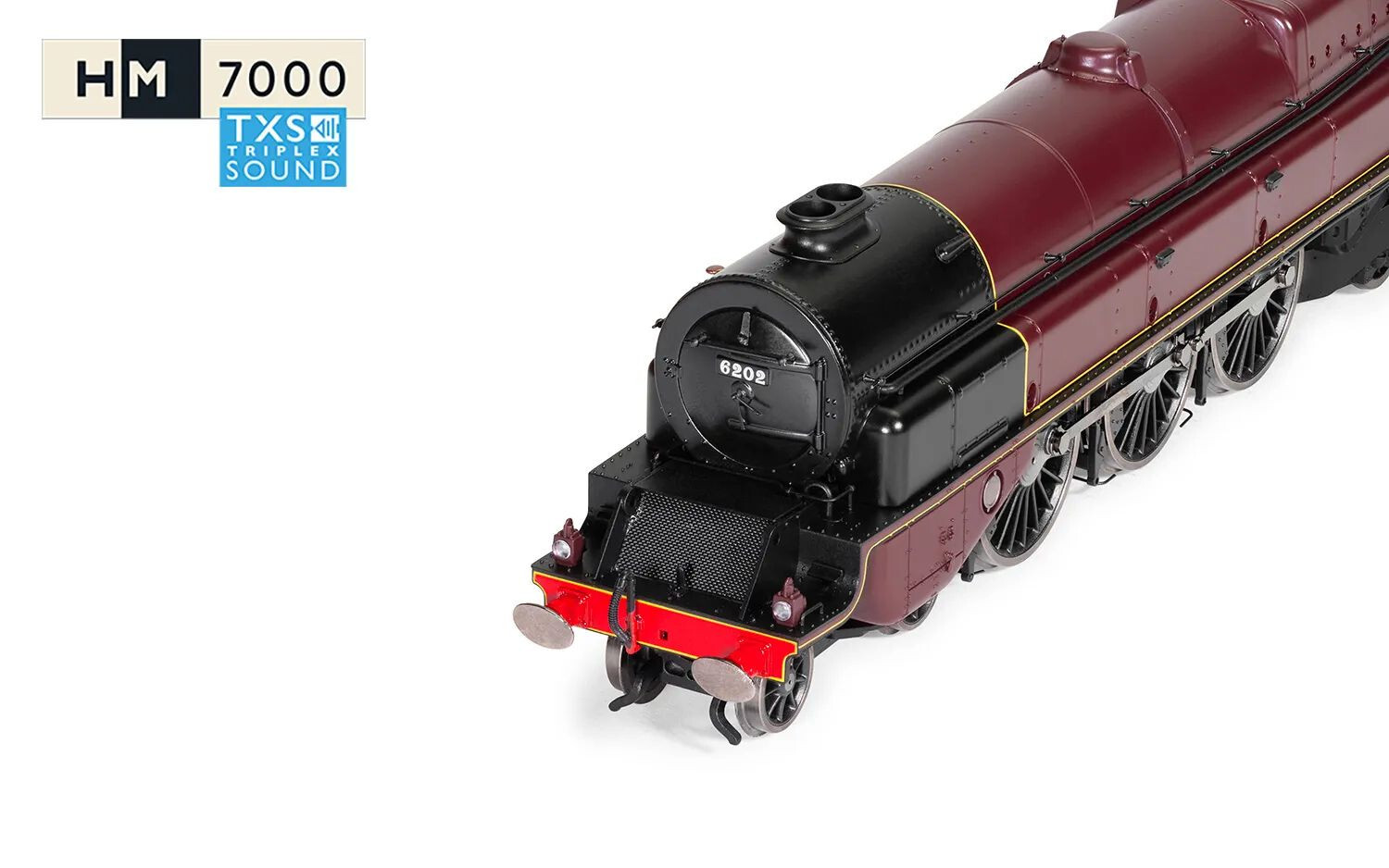 Hornby R30134TXS LMS Princess Royal Class 4-6-2 Steam Loco 6202 DCC ...