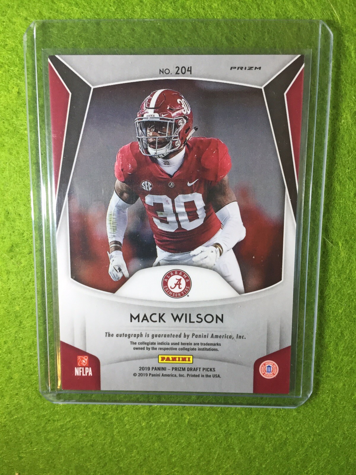 MACK WILSON PRIZM AUTO Baker Mayfield 's LB ROOKIE CARD BROWNS SP 2019 Prizm SSP | eBay