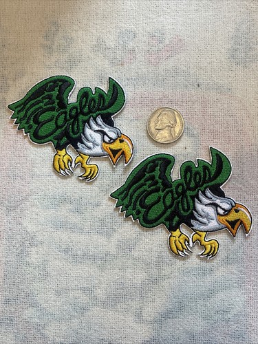 (2) Philadelphia Eagles Vintage Embroidered Iron On Patches Patch Lot 2.5” | eBay
