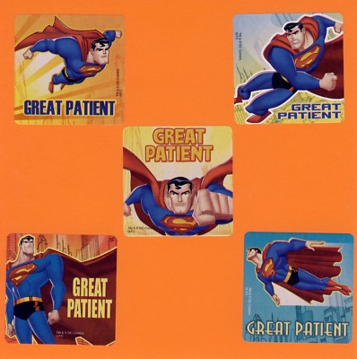 10 Superman Patient - Large Stickers - Rewards - Medical | eBay