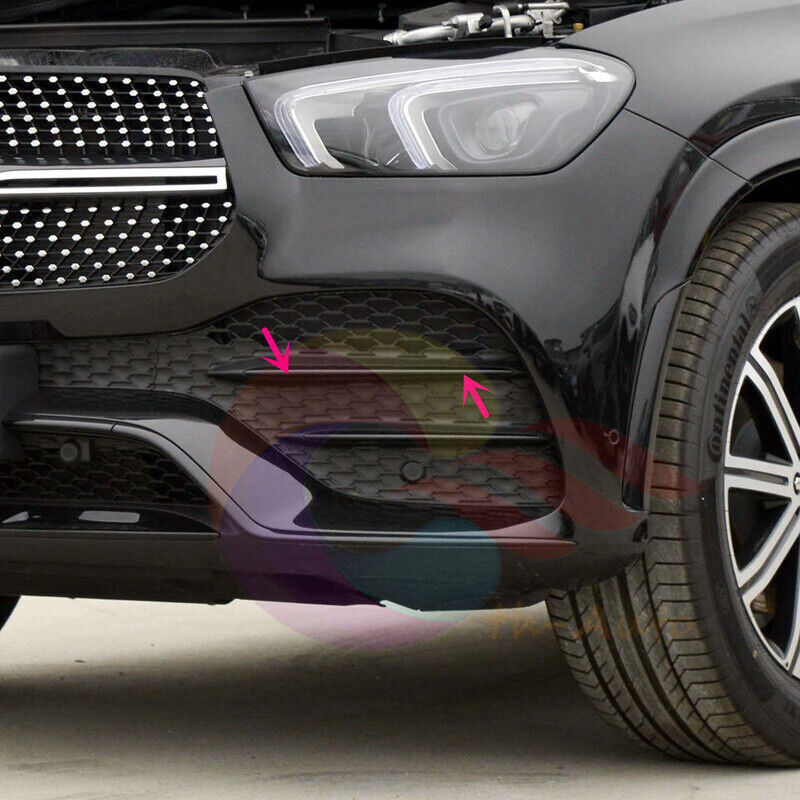 OEM Black Front Bumper Grille Left Upper Trim For Mercedes W167 C167 ...