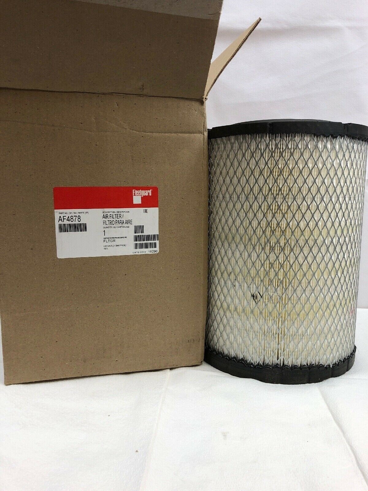 AF4878 FLEETGUARD AIR CLEANER-BLAW-KNOX-16480901 FORD-F3HZ9601A-LOT OF ...