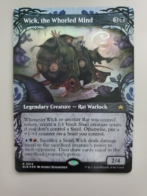 MTG Wick, the Whorled Mind Bloomburrow 0314 Foil Showcase Rare | eBay