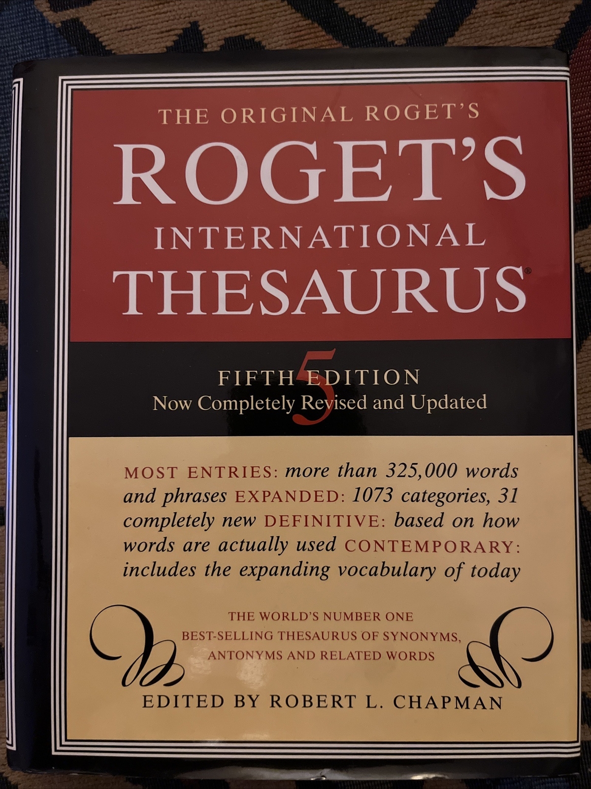 Roget International Thesaurus Index 5E by Robert L. Chapman (1992 ...