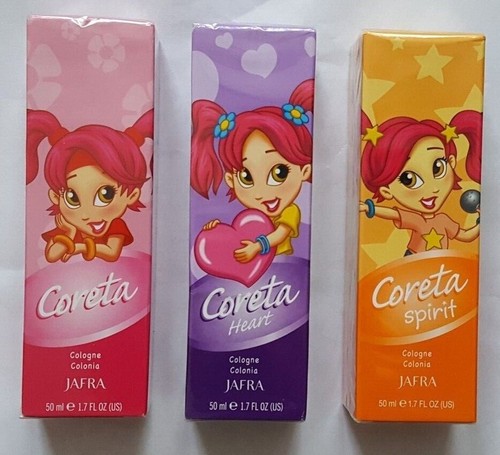 Buy Jafra Coreta Eau De Cologne SET OF 3 1-Coreta 1-Coreta Heart 1 ...