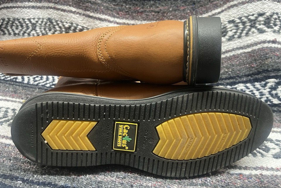 Cactus Work Boots .. Leather .. Wellington .. Mens US 10 | eBay