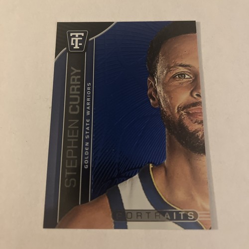 RARE Steph CURRY /265 Panini Totally Certified Portraits Blue Mirror ...
