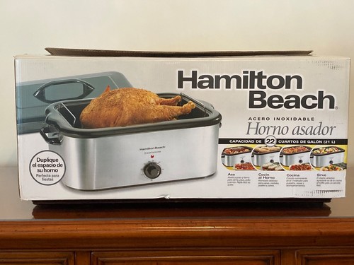Hamilton Beach 28 Lb Turkey Roaster 22 Quart Oven - NEW | eBay