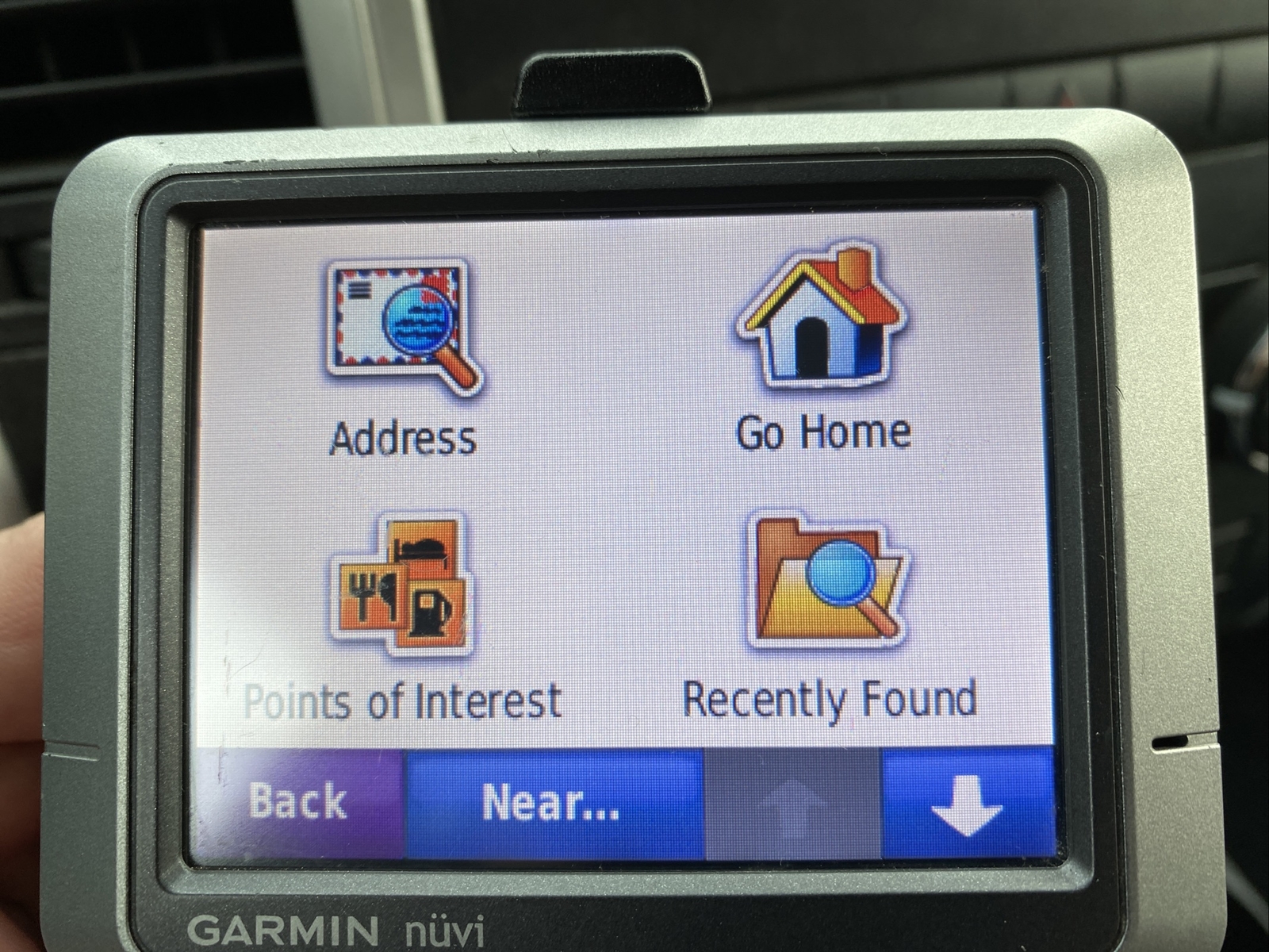 Garmin Nuvi 200 GPS With Car Adapter 3 Inch Screen TESTED Works! Free ...