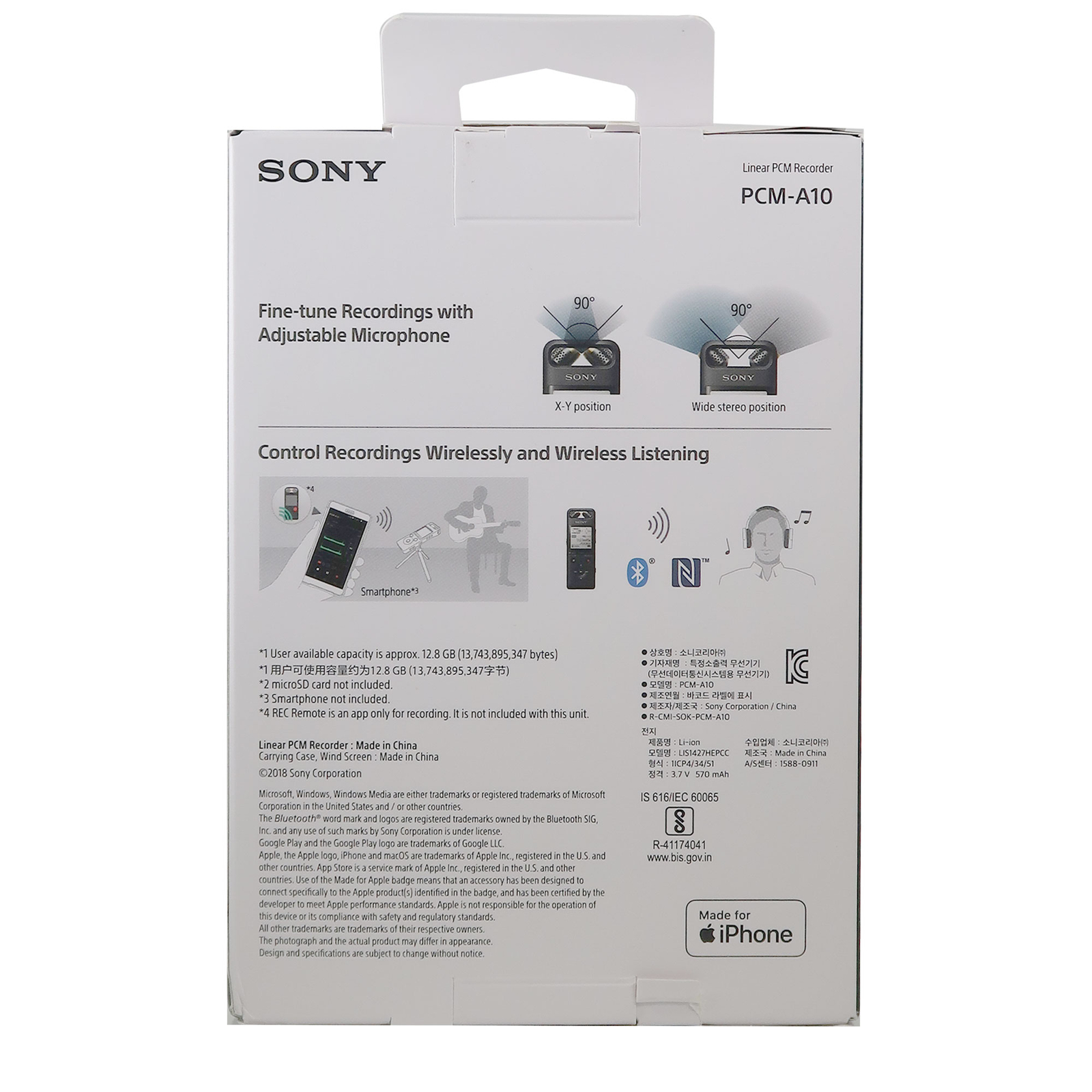 Sony PCM-A10 High Resolution Digital Audio Recorder for sale online | eBay