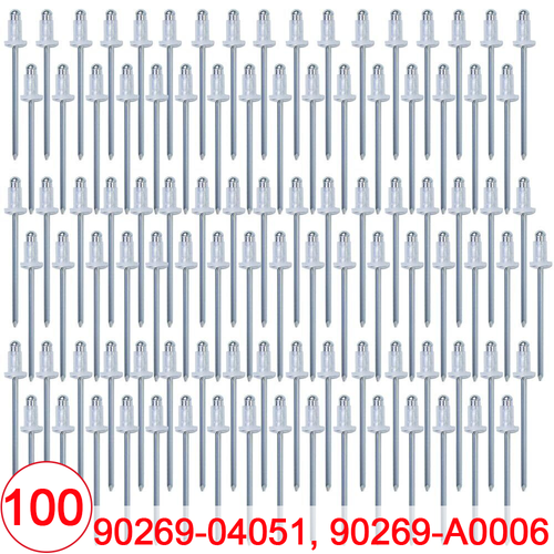 100Pcs Fit For Toyota Camry Lexus RX350 90269-A0006 Door Reveal Molding ...