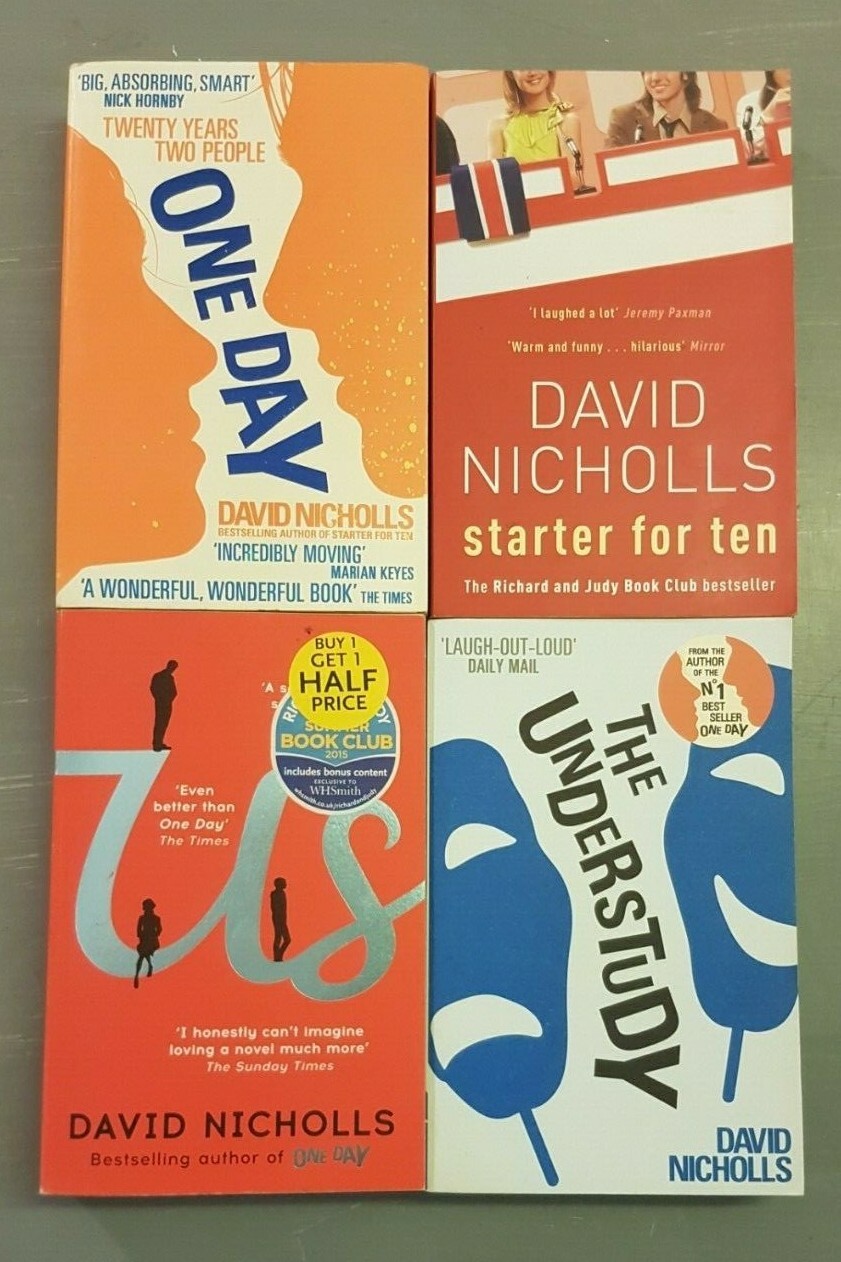 David Nicholls 4 book collection set. Understudy, starter for ten, us ...