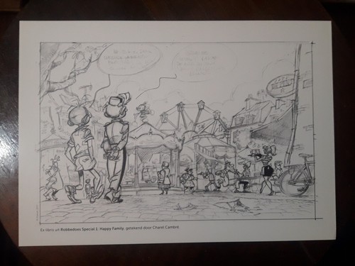 Ex Libris Par Charel Cambré Spirou Robbedoes Special A4 Texte ...
