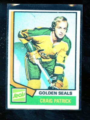 1974-75 TOPPS #262 CRAIG PATRICK GOLDEN SEALS (PENMK) EXMINT E022542 | eBay