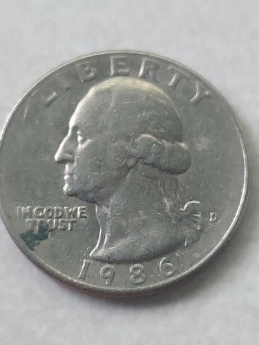Coin Auction #14. USA 25 Cents 1986 Quarter Washington D Minted | eBay