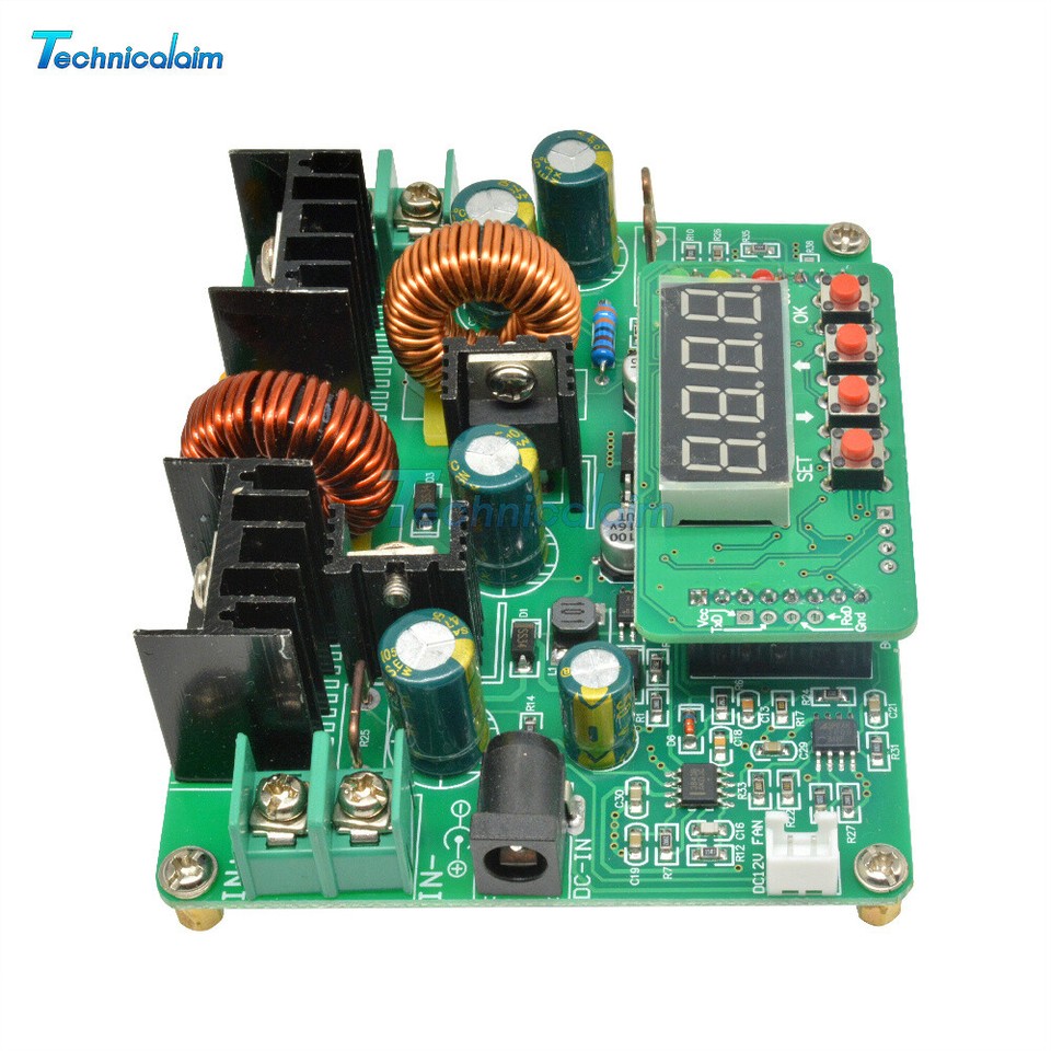 38V DC-DC Digital Step-up Step-down Module Boost Buck Converter Solar ...