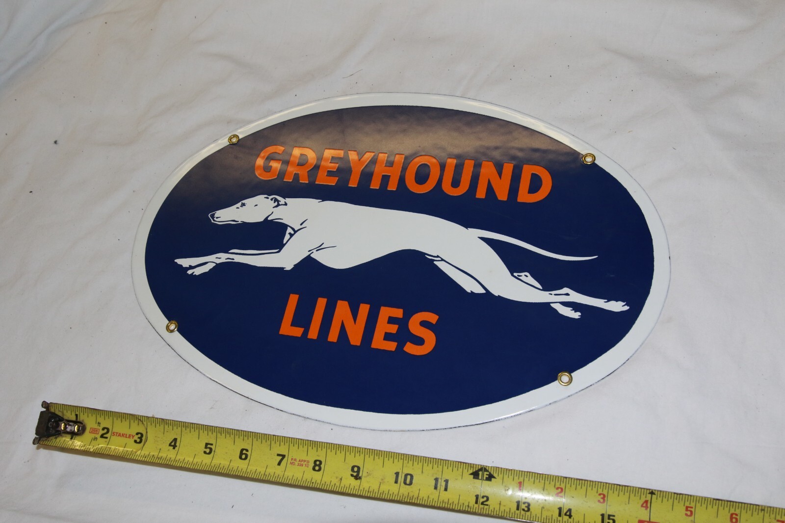 Greyhound Bus Lines Vintage Transit Sign Porclain 16x11 | eBay