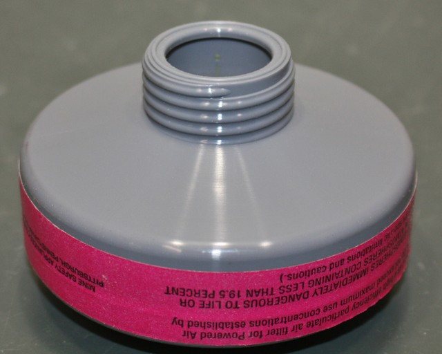 (2) MSA OptiFilter XL Filter Cartridges 495692 PAPR Face Mask OptimAir ...