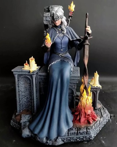 Dark Souls Ⅲ The Fire Keeper Statue Figure Painted Kit Model H20cm ...