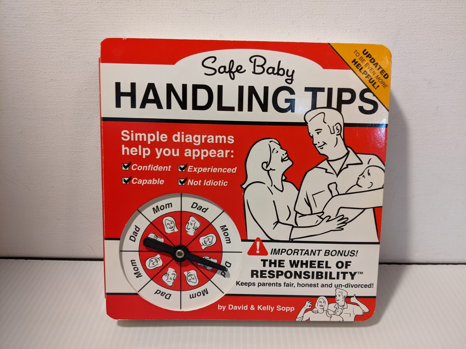 Safe Baby Handling Tips Humor Book Spinning Wheel David and Kelly Sopp ...