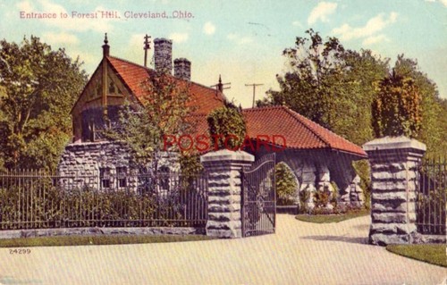 1910 ENTRANCE TO FOREST HILL, CLEVELAND, OHIO | eBay