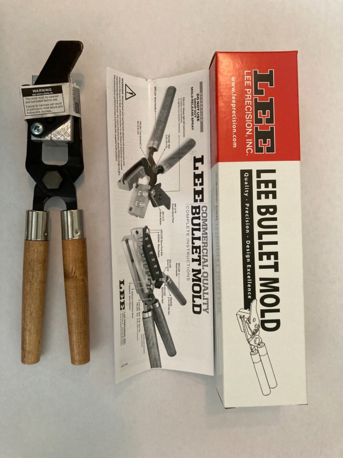 Lee 90239 9mm Luger, 38 Super, 380 ACP 2 Cavity Bullet Mold 356 Dia 120 ...