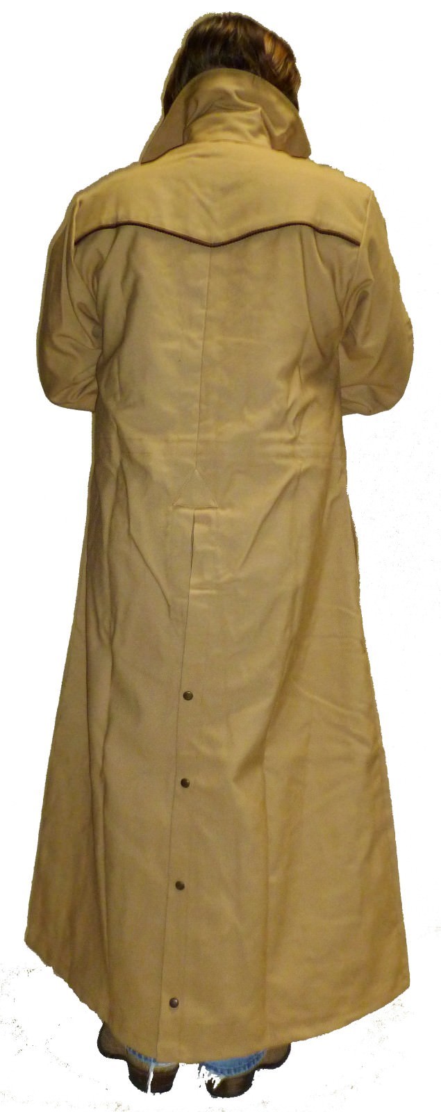 WESTERN COWBOY RANGER DUSTER COAT QUILT or Nylon LINED | eBay