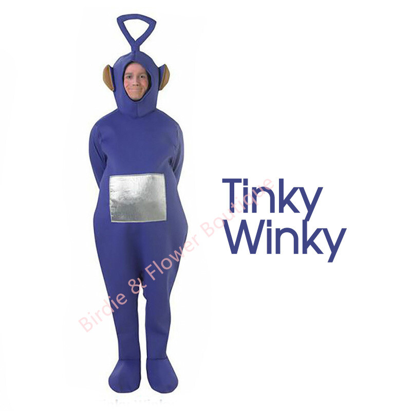Teletubbies Adult Jumpsuit Party Fancy Dress Up Unisex Outfit Halloween ...