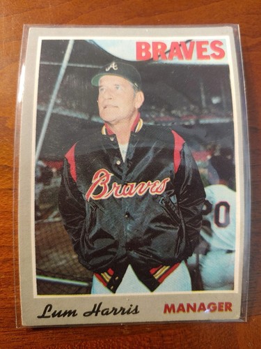 1970 Topps Lum Harris #86 Atlanta Braves Baseball | eBay