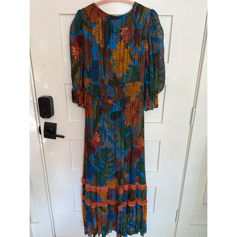 Farm Rio Maxi Dress, Small Petite | eBay
