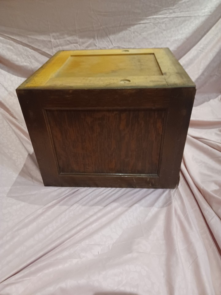 ANTIQUE U.S.P.O DEPT CARD CATALOG INDEX FILE 6 DRAWER CABINET. TIGER ...